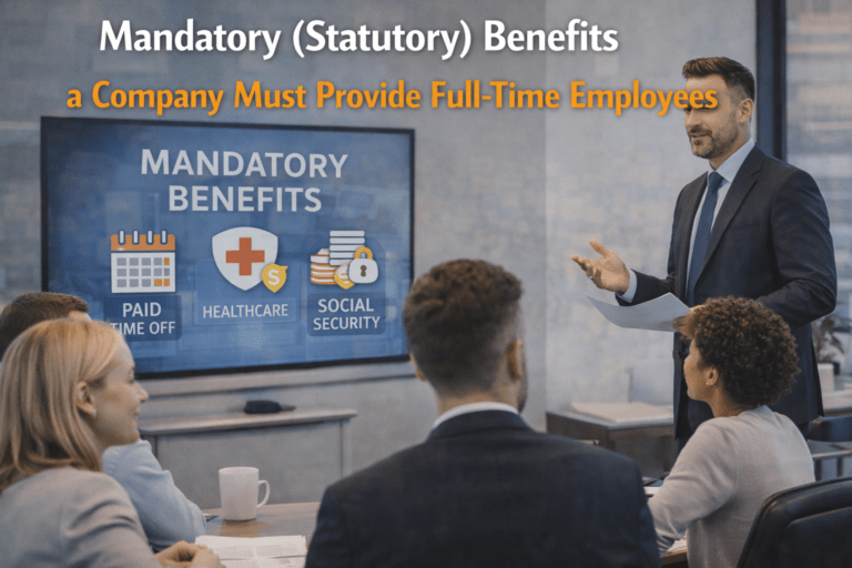 Mandatory (Statutory) Benefits a Company Must Provide Full-Time Employees